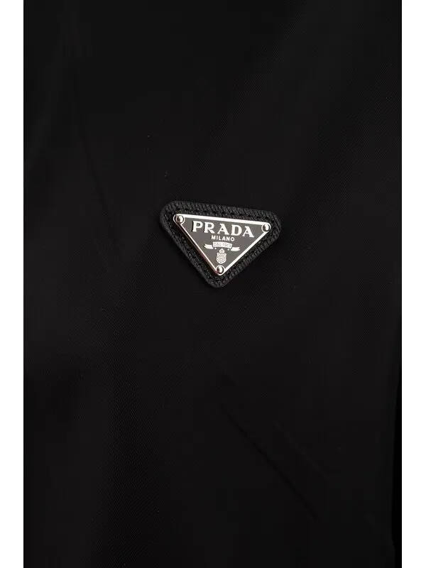 Prada Button-up Drawstring Jacket