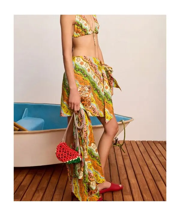 ALEMAIS Patterned Skirt