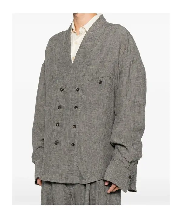 ZIGGY CHEN Prince Of Wales Double-breasted Jacket
