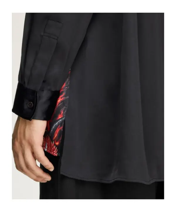 Y3 Graphic-print Button-down Shirt