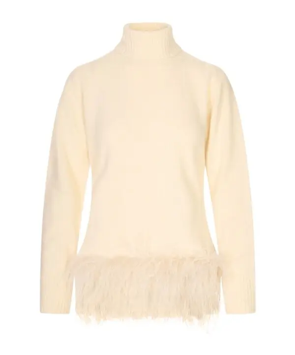 P.a.r.o.s.h Turtleneck Knit Sweater - Nude