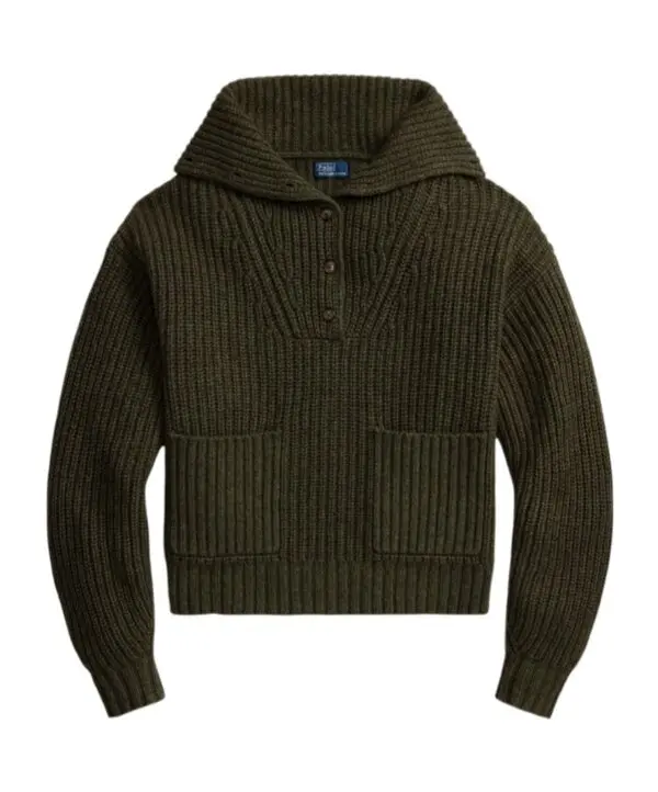 Polo Ralph Lauren Ribbed Shawl Collar Sweater