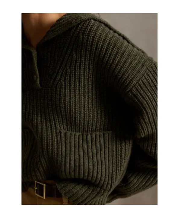 Polo Ralph Lauren Ribbed Shawl Collar Sweater