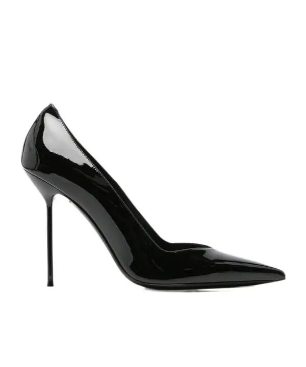 Paris Texas Lidia Patent-finish Pointed-toe Pumps - Black