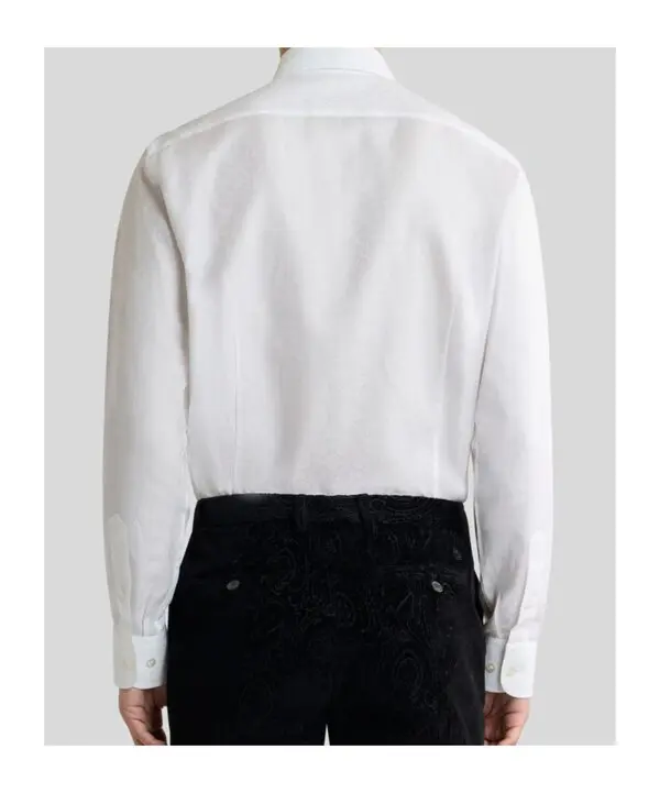 Etro Cotton Jacquard Shirt With Medallion Motif