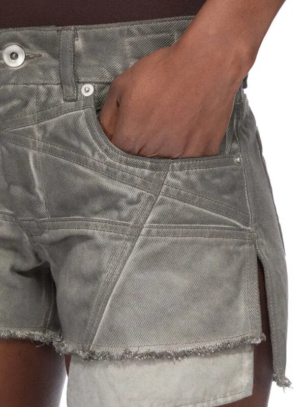 Rick Owens Lana Cut Off Shorts