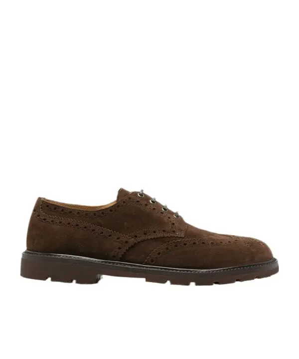 HENDERSON BARACCO Lace-up Low-top Casual Shoes - Coffe