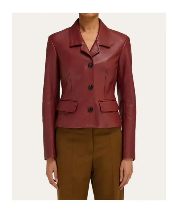 FERRAGAMO Fitted Deerskin Jacket