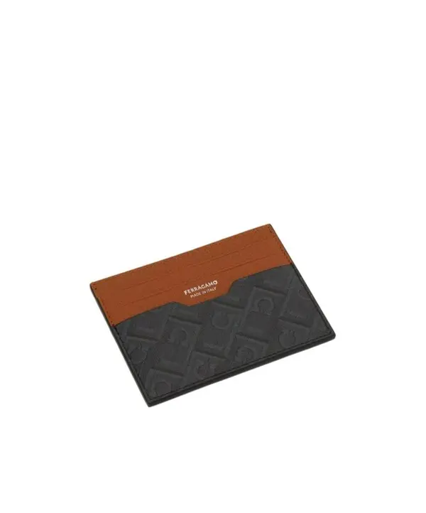 FERRAGAMO Monogram Credit Card Holder