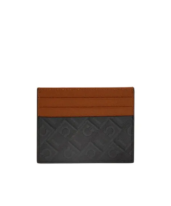FERRAGAMO Monogram Credit Card Holder