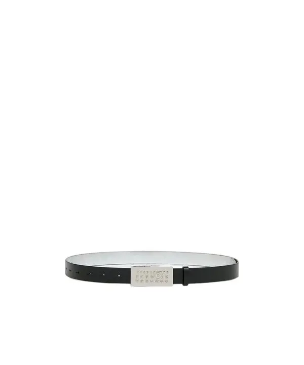 MAISON MARGIELA Logo Plaque Belt - No