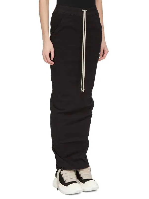 Rick Owens Drawstring Midi Skirt