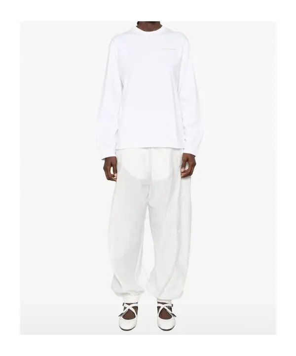 Cecilie Bahnsen Long-sleeved T-shirt With Patterned Back