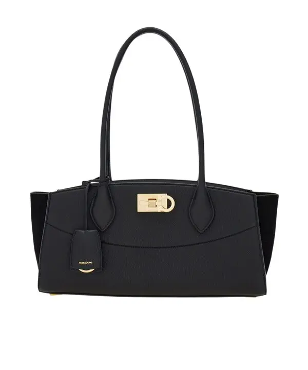 FERRAGAMO Top-handle Handbag - Black