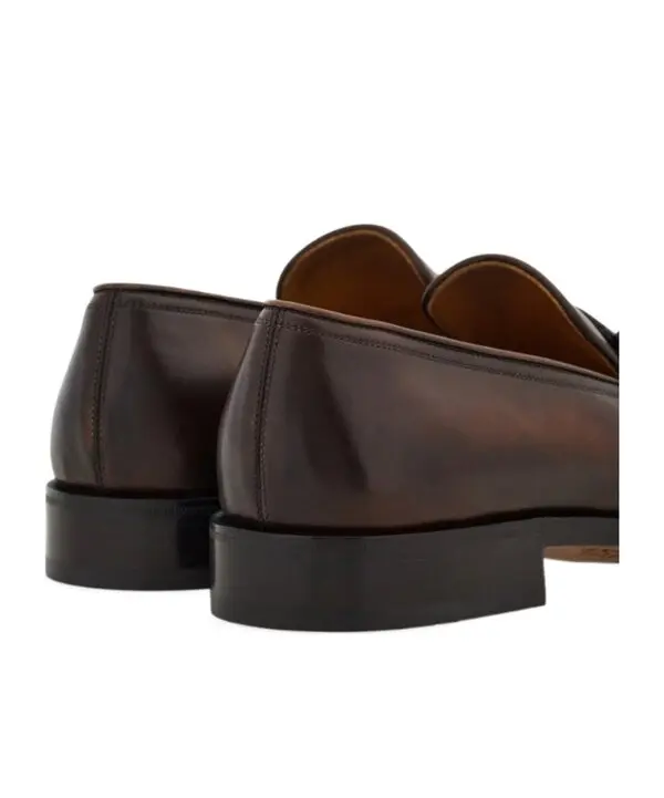FERRAGAMO Gancini Ornament Moccasins - Brown