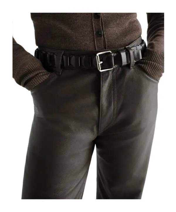LEMAIRE Link Belt In Vegetable-tanned Leather