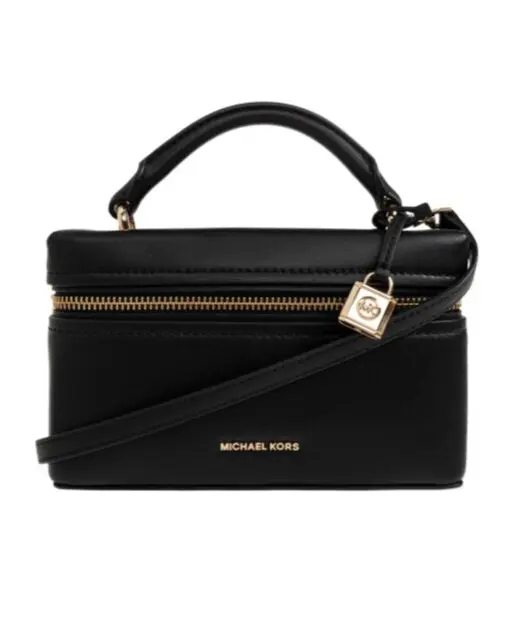 Michael Kors Jana Padlock Shoulder Bag - Black