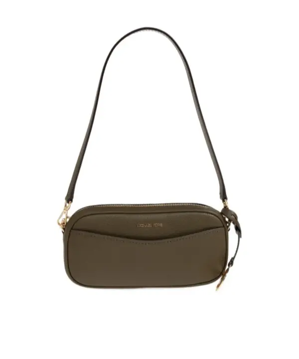 Michael Kors Zippered Shoulder Bag - Green
