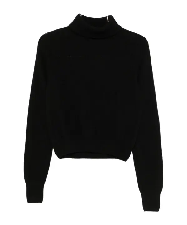 BASERANGE High-neck Ribbed Sweater