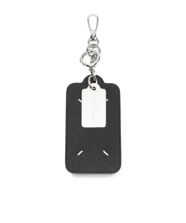 MAISON MARGIELA Logo-print Leather Keyring