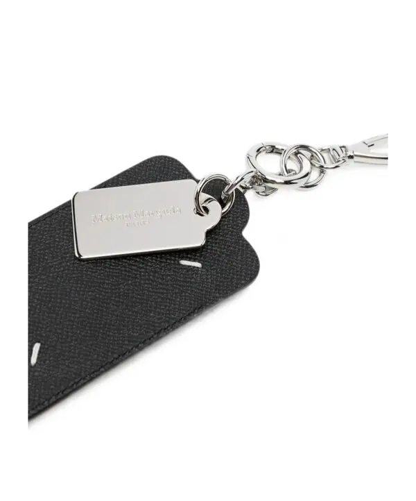 MAISON MARGIELA Logo-print Leather Keyring