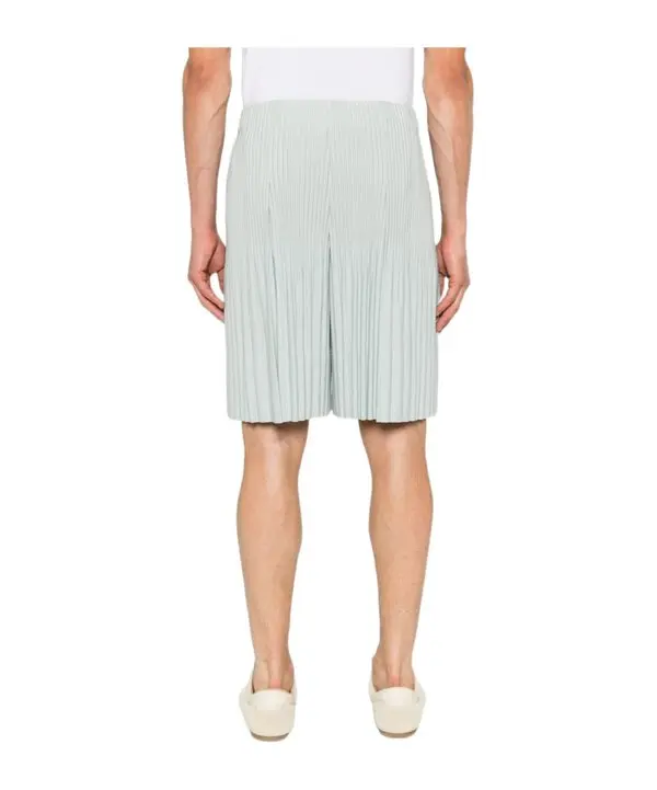 Issey Miyake Pleated Wide Leg Shorts