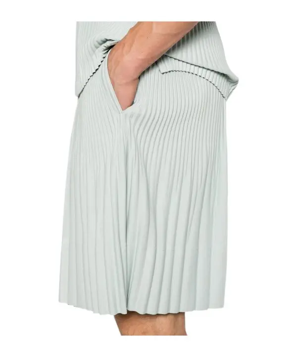 Issey Miyake Pleated Wide Leg Shorts