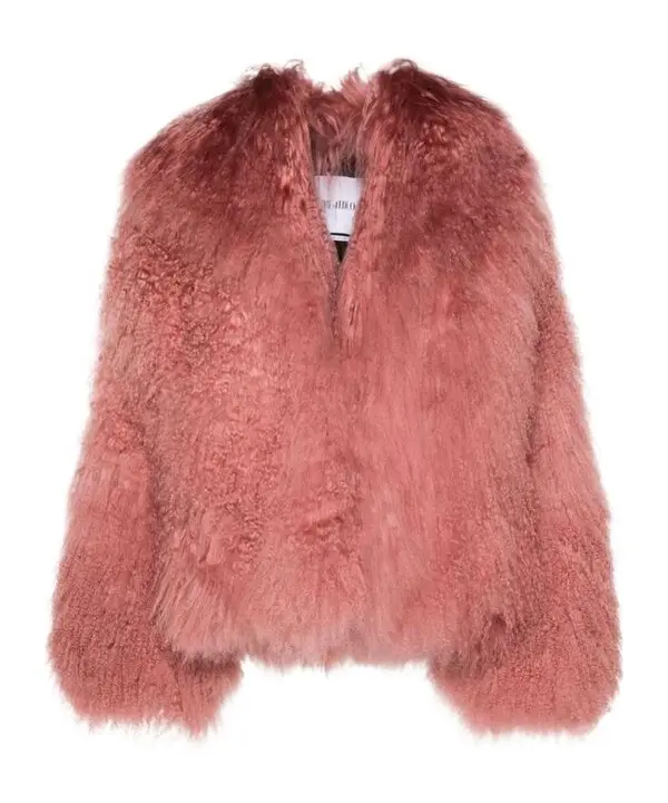 Attico Padded Short Coat - Pink