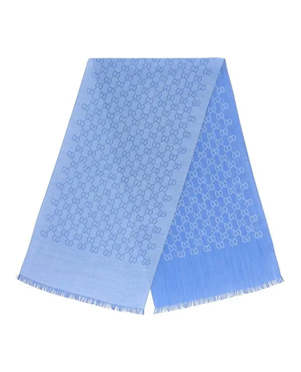 Gucci Double-sided Woven Wool Scarf