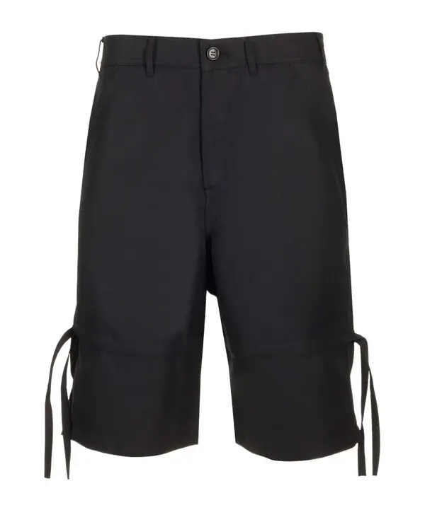 Comme Des Garçons Zip-off Bermuda Shorts - Black