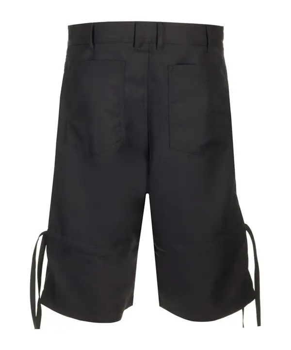 Comme Des Garçons Zip-off Bermuda Shorts