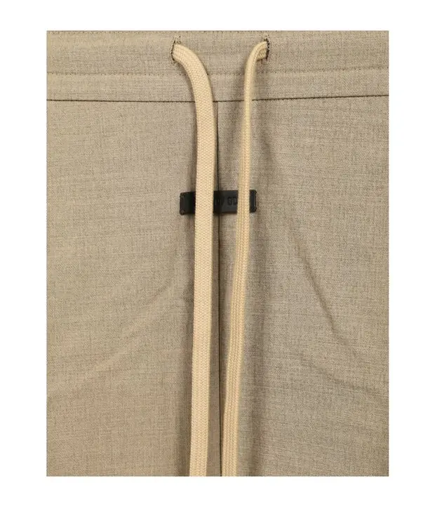 Fear Of God Logo-patch Drawstring Cargo Shorts