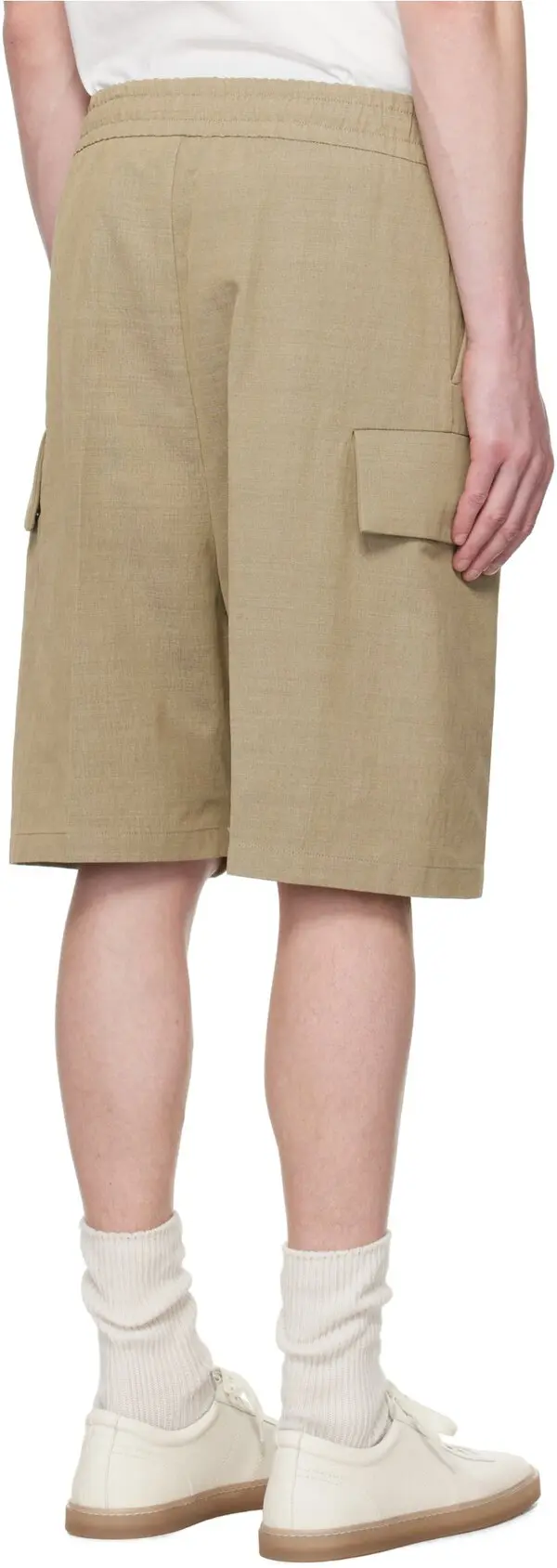 Fear Of God Logo-patch Drawstring Cargo Shorts