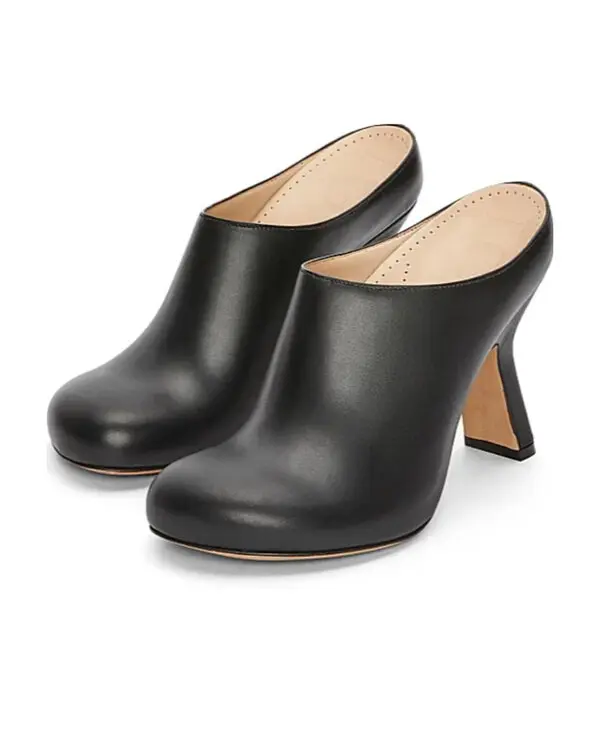 Loewe Round-toe Heeled Clogs