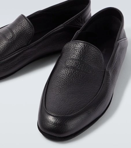 John Lobb Tyne Leather Loafers