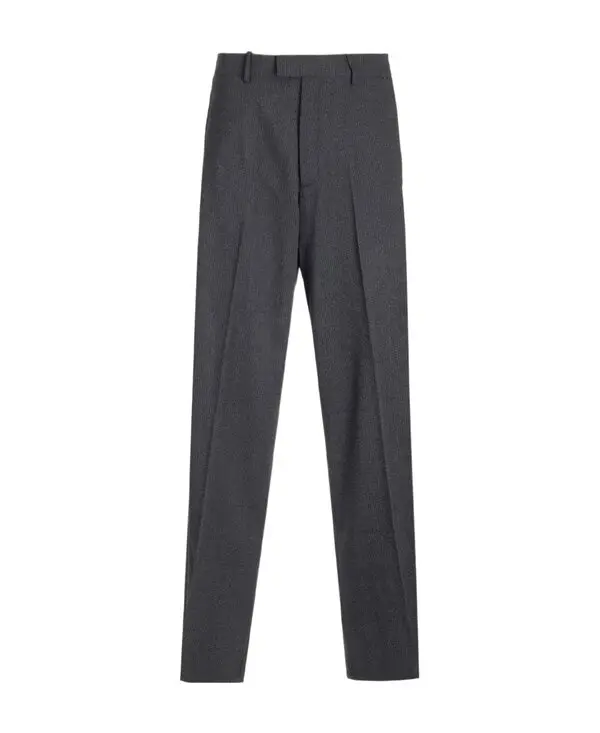Raf Simons Striped Wool-blend Pants - Black