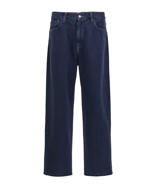 Carhartt Work In Progress Landon Logo-patch Tapered Jeans - Black