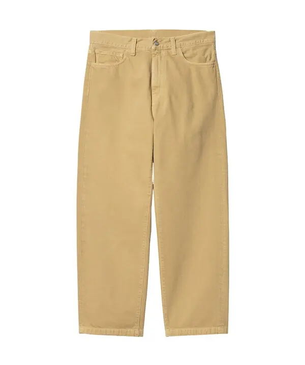 Carhartt Work In Progress Landon Logo-patch Tapered Jeans - Nude