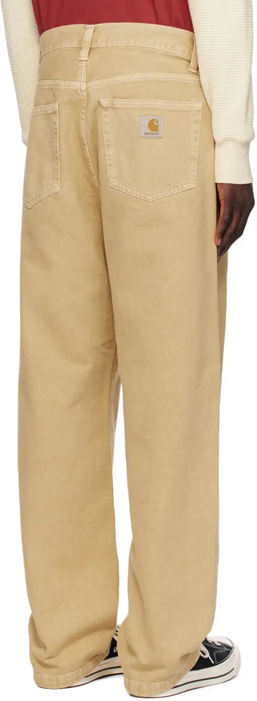 Carhartt Work In Progress Landon Logo-patch Tapered Jeans