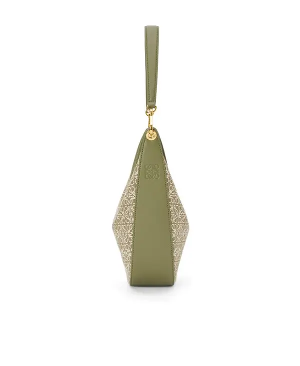 Loewe Luna Bag In Anagram Jacquard And Classic Calfskin