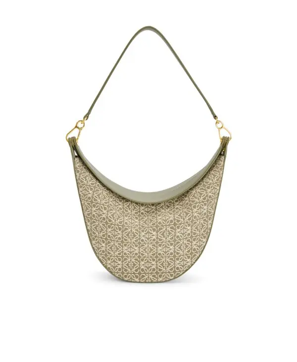 Loewe Luna Bag In Anagram Jacquard And Classic Calfskin