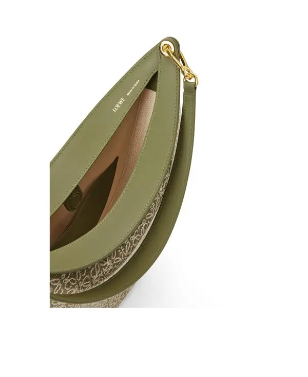 Loewe Luna Bag In Anagram Jacquard And Classic Calfskin