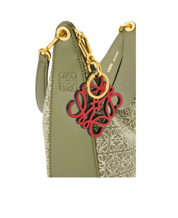 Loewe Luna Bag In Anagram Jacquard And Classic Calfskin