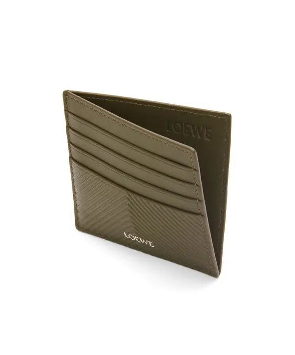 Loewe Open Cardholder In Textured Classic Calfskin