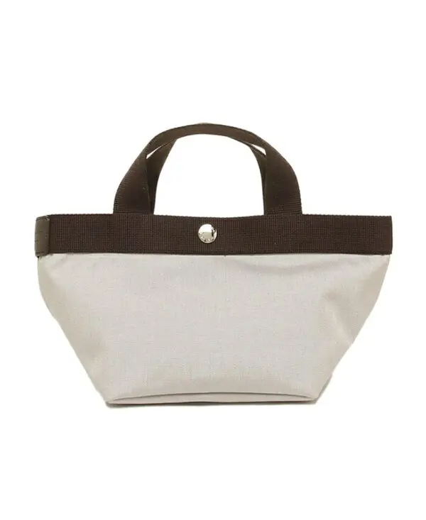 HERVE CHAPELIER Logo Handbag - White