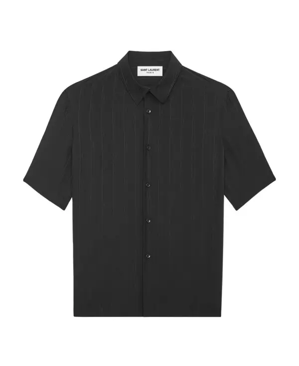 Saint Laurent Buttoned Short-sleeved Shirt