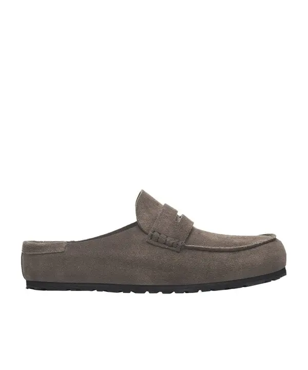 BIRKENSTOCK Round-toe Slippers - Black