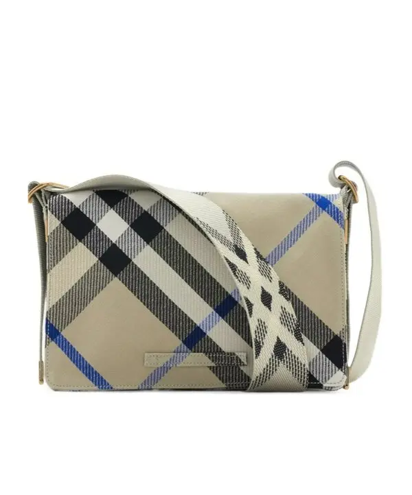 Burberry Checked Foldover Crossbody Bag