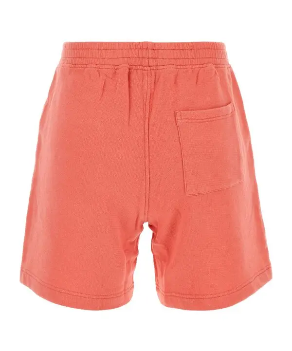 SPORTY  RICH Sporty & Rich Logo Embroidered Elasticated Waistband Shorts