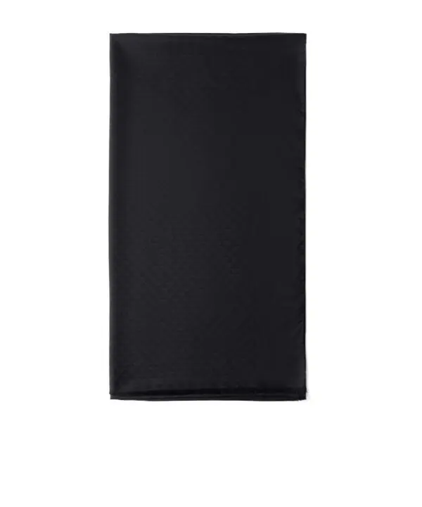 Prada Wool And Silk Scarf - Black